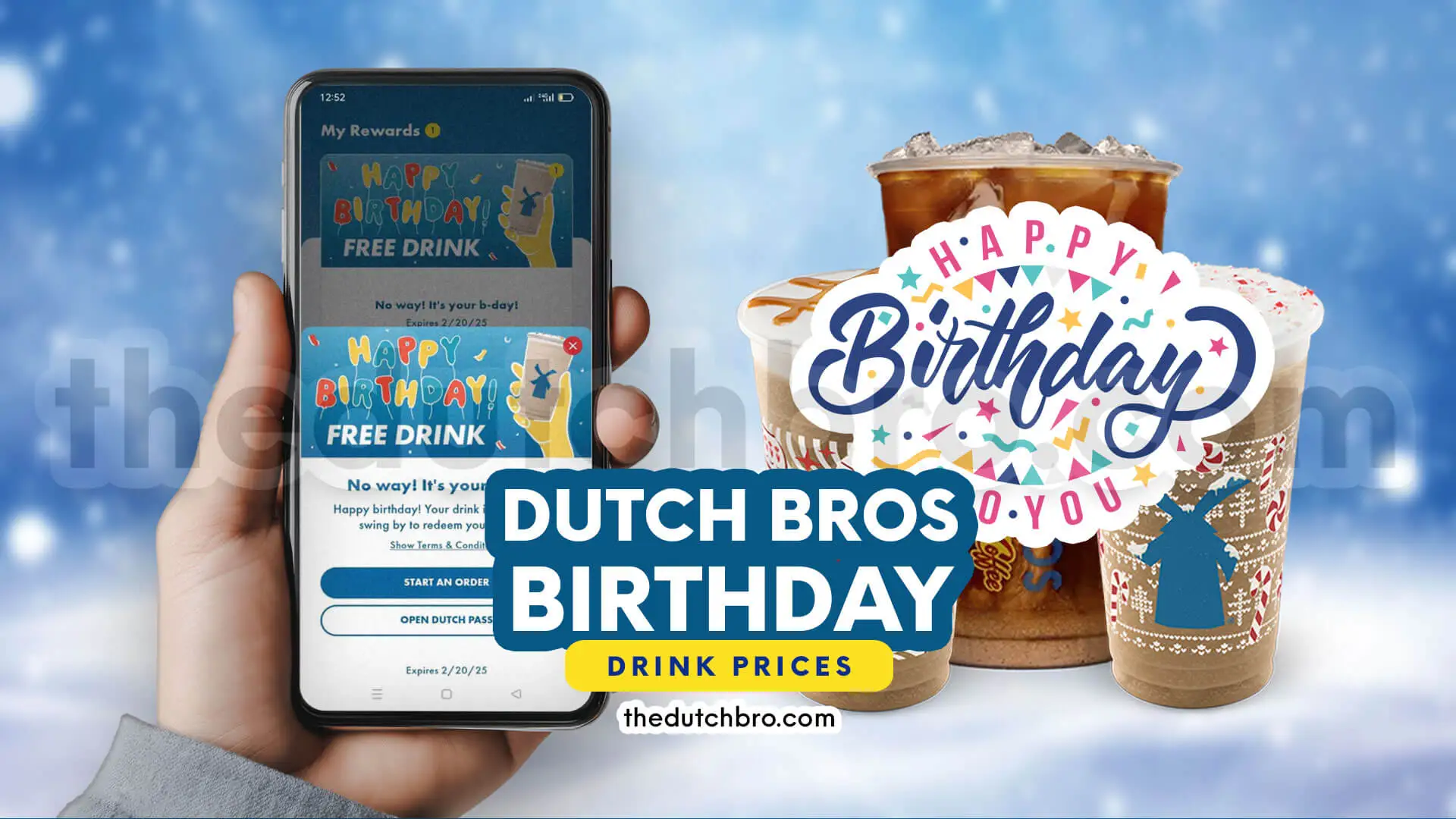 Dutch Bros Birthday Drink Menu With Prices October 2025